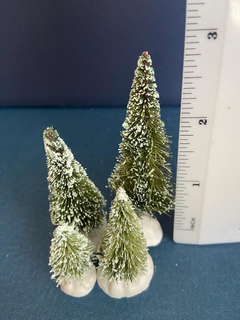 Miniature Sisal Trees - Set of Four - Etsy