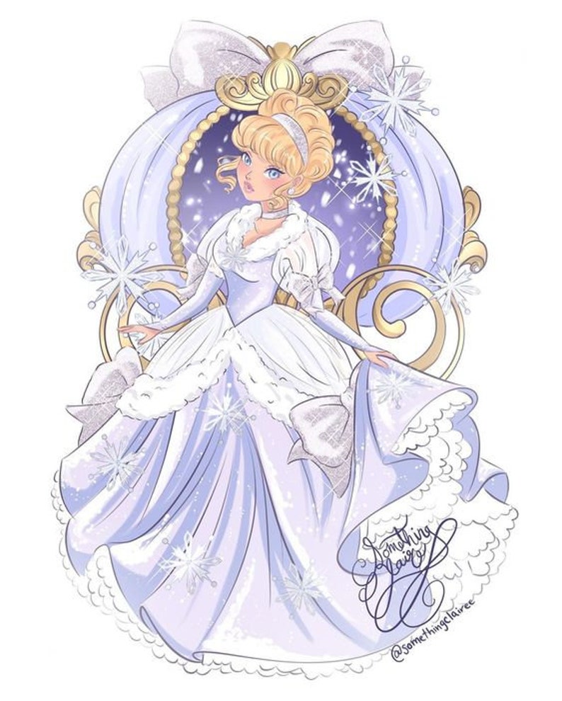 Cinderella Cross Stitch Pattern PDF | Cartoon Embroidery Kit ...