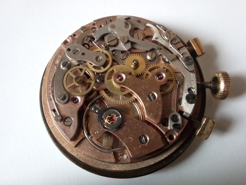 Mechanism Chronograph Watch Pryngeps Special Incabloc Ferrotex ...