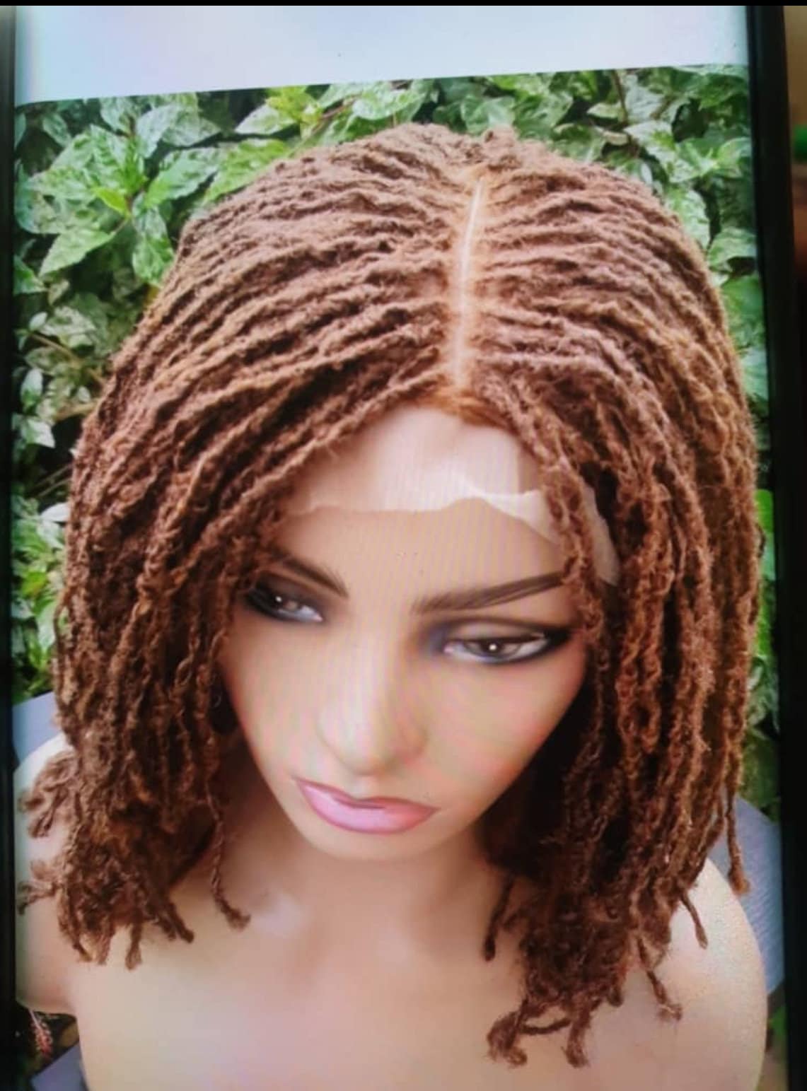 Skinny Warm Colour 30 Sister Locs 13x7 Frontal Handmade Locs Free ...