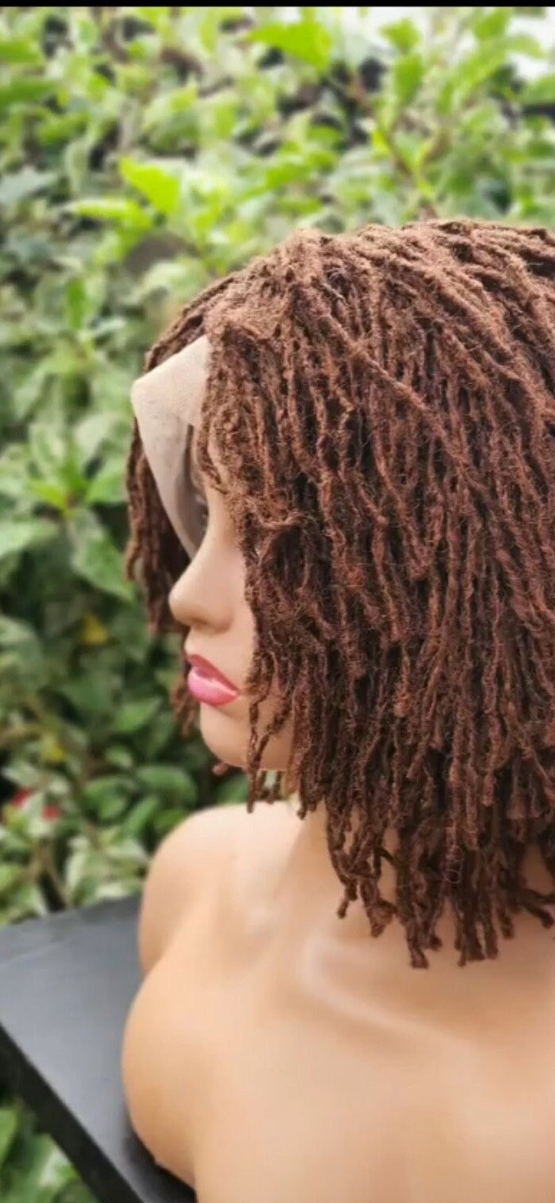 Skinny Warm Colour 30 Sister Locs 13x7 Frontal Handmade Locs Free ...