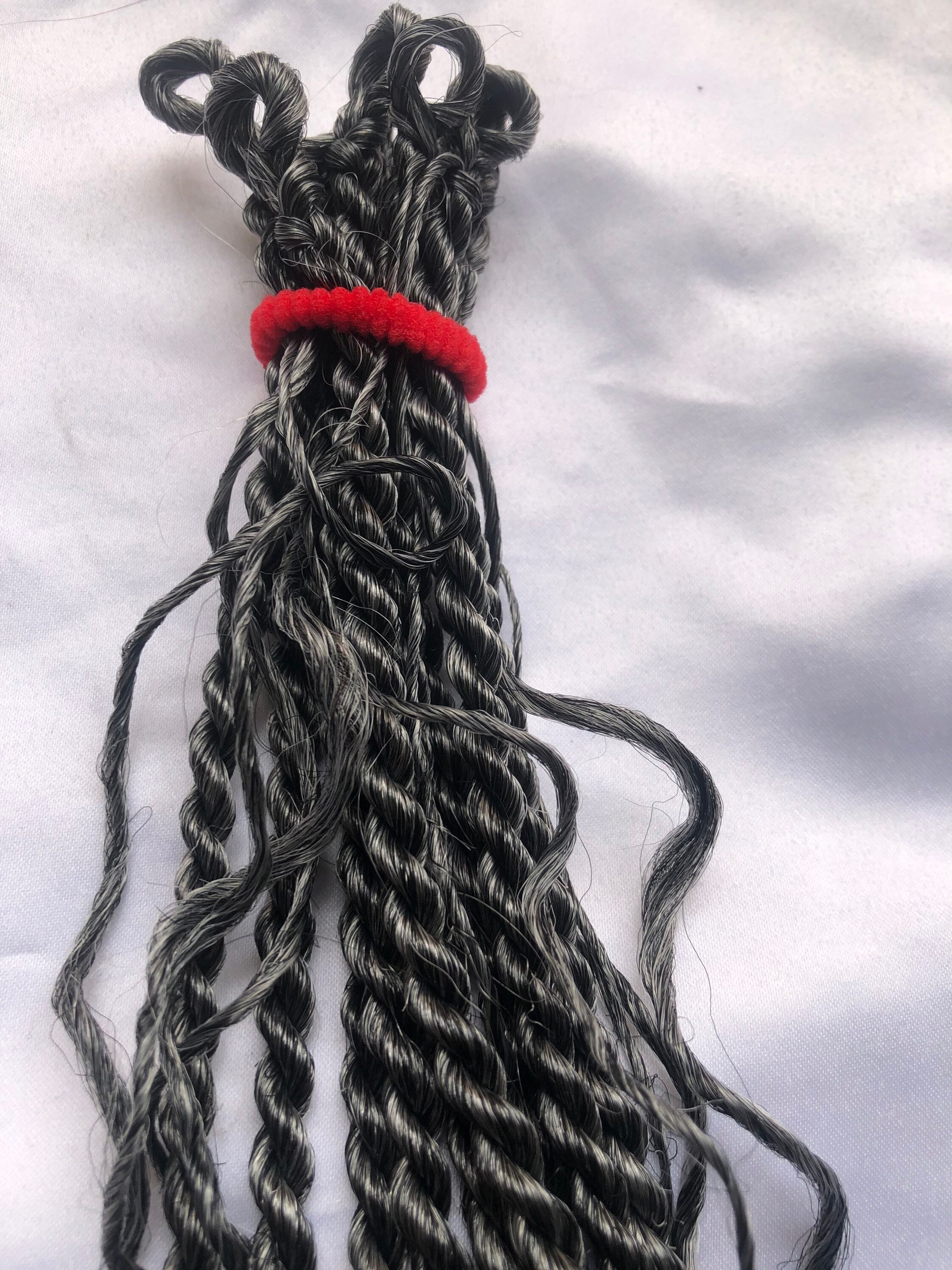 Grey Boho Senegalese Twist Crochet Handmade Goddess Twists Pre-twisted ...