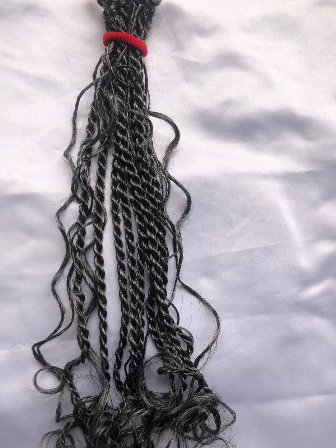 Grey Boho Senegalese Twist Crochet Handmade Goddess Twists Pre-twisted ...