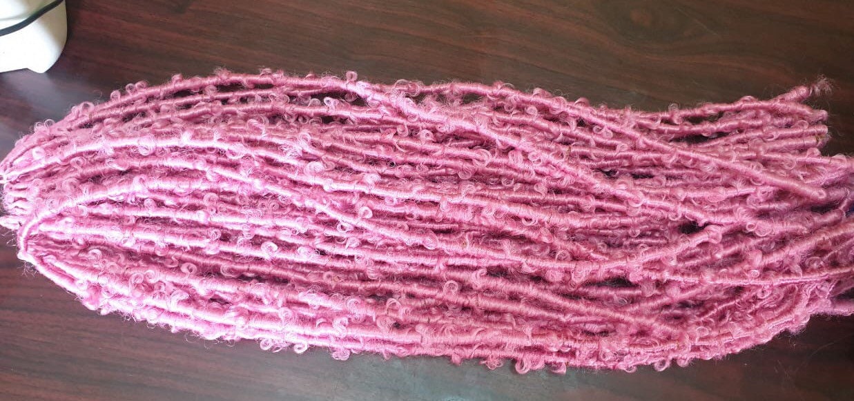 Pink Butterfly Locs Prelooped Crochet Locs Handmade - Etsy