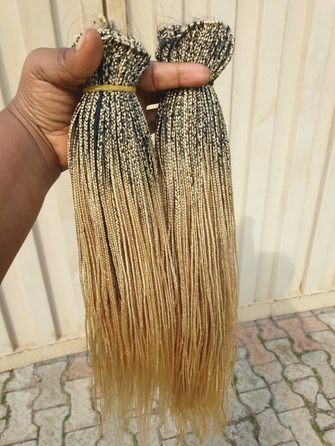 Micro Braids Sew-in Bundles With Matching Frontal or 6x6 Closure - Etsy