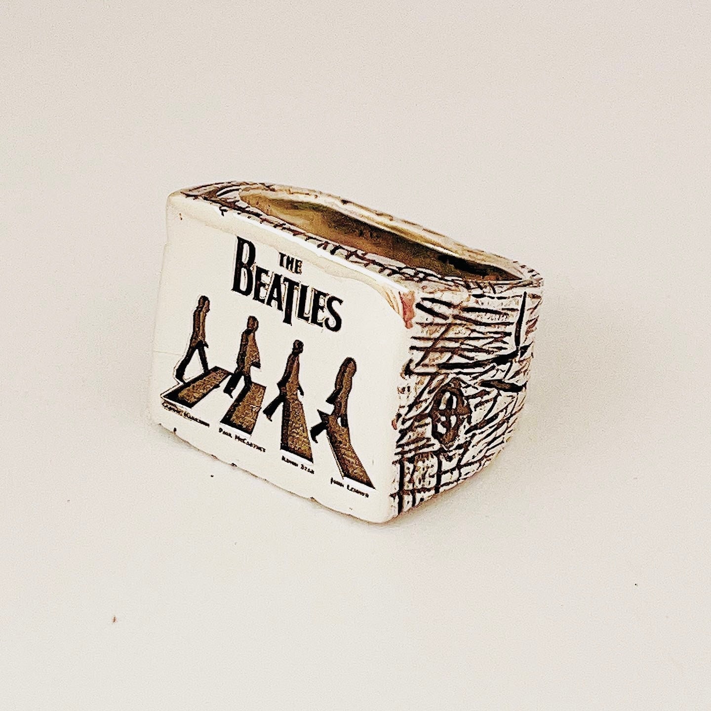 Beatles Sterling Silver Ring 925 Retro Boho Style Rockstar Ring Biker ...