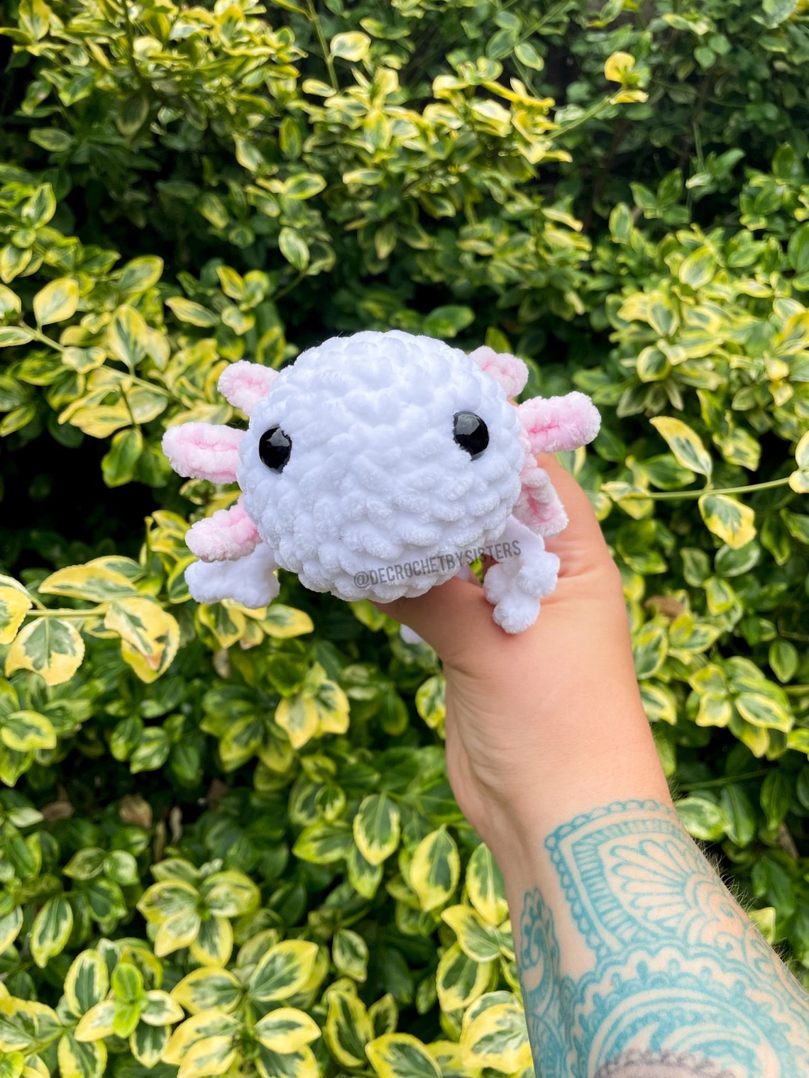 Crochet Axolotl Laying Axolotl Plushie Axolotl Plush Toy - Etsy