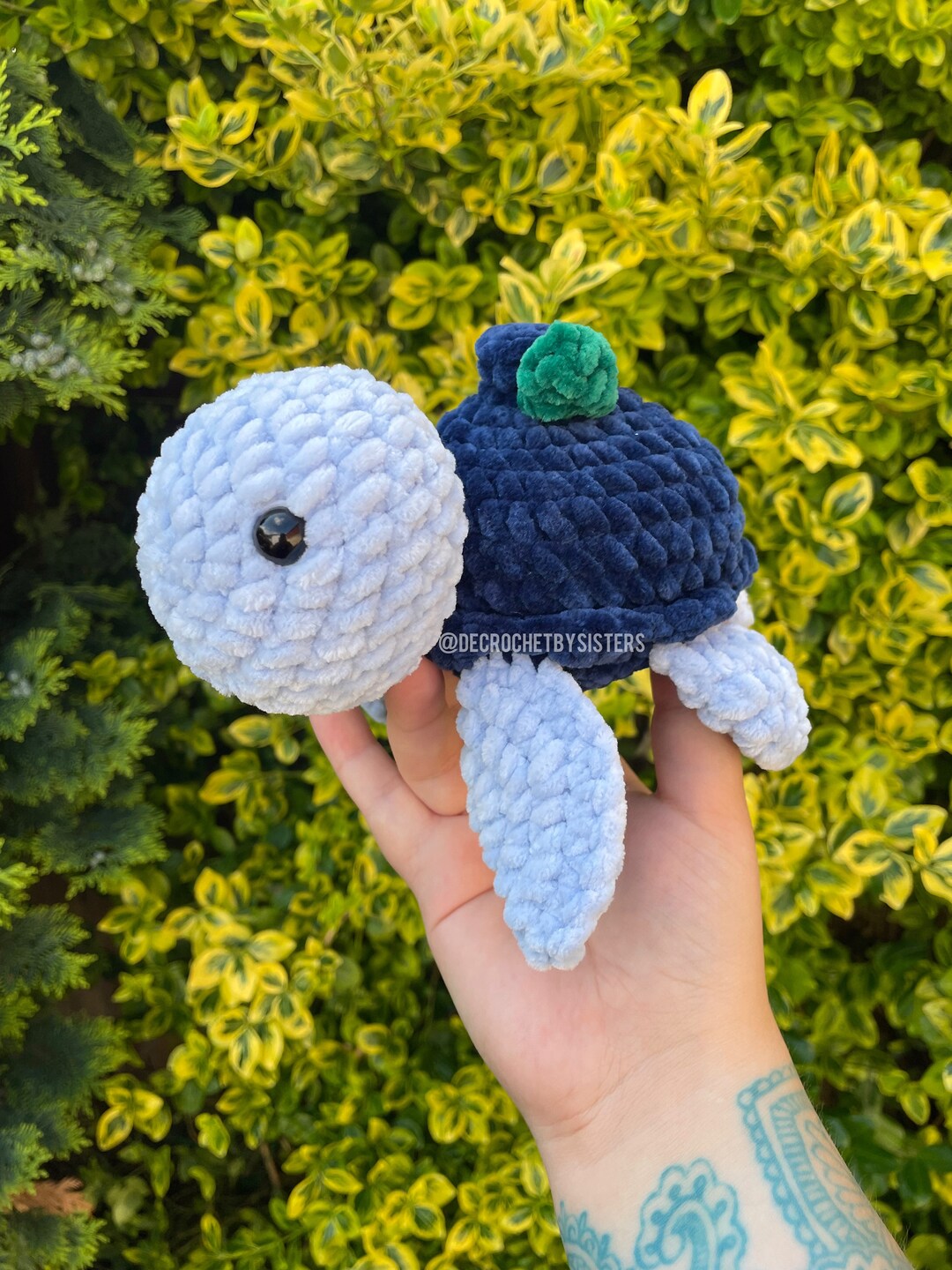Blueberry Turtle - Adorable Crochet Plushie for Kids and Adults - Etsy