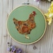 Digital PDF Pattern Farm Floral Chicken, PDF Guide, Instant Download ...