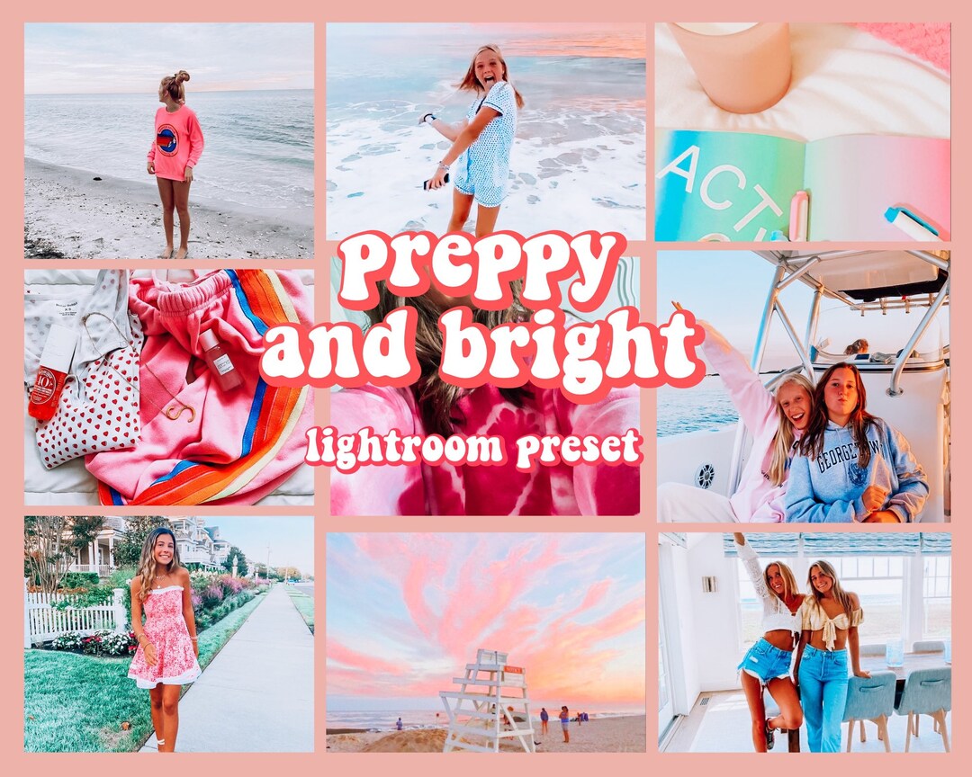 Preppy and Bright Starlight Preset Preppy Aesthetic Starlight Sky Lightroom Preset - Etsy