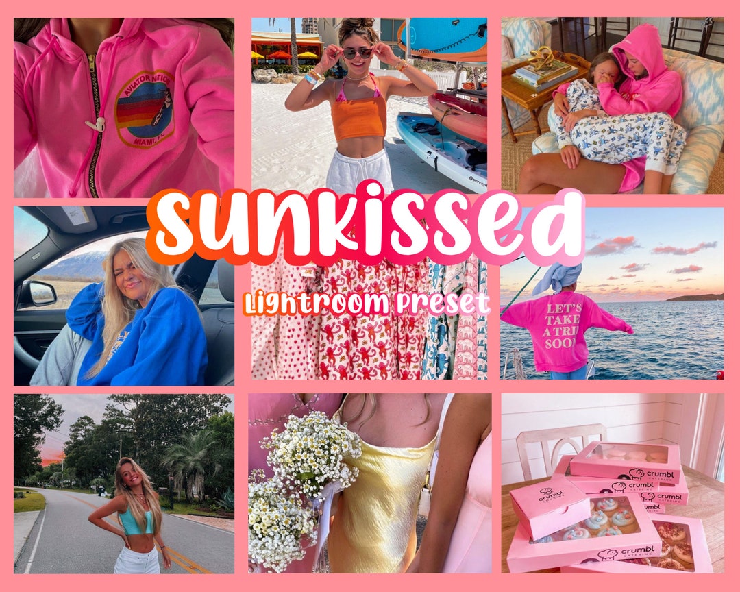 Preppy Beachy Aesthetic Sunkissed No Filter, Filter Preset - Etsy