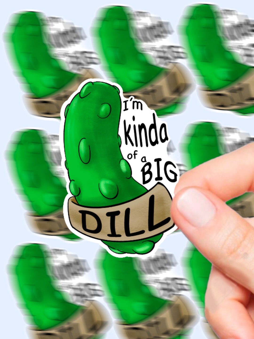 Big Dill Sticker - Etsy