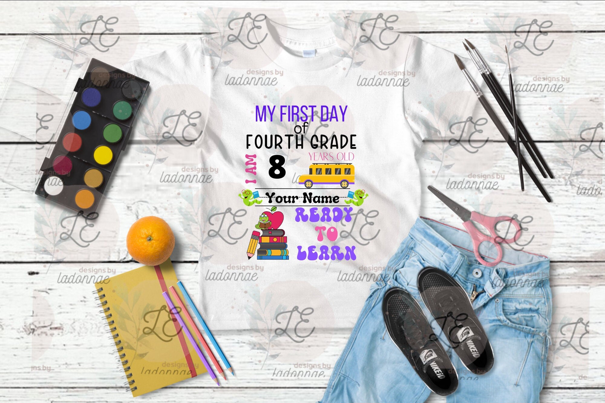 My First Day of .... BUNDLE Personalized First Second Third - Etsy