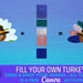 Turkey Canva Drag and Drop Frames, Thanksgiving, Fall, Editable BUNDLE ...