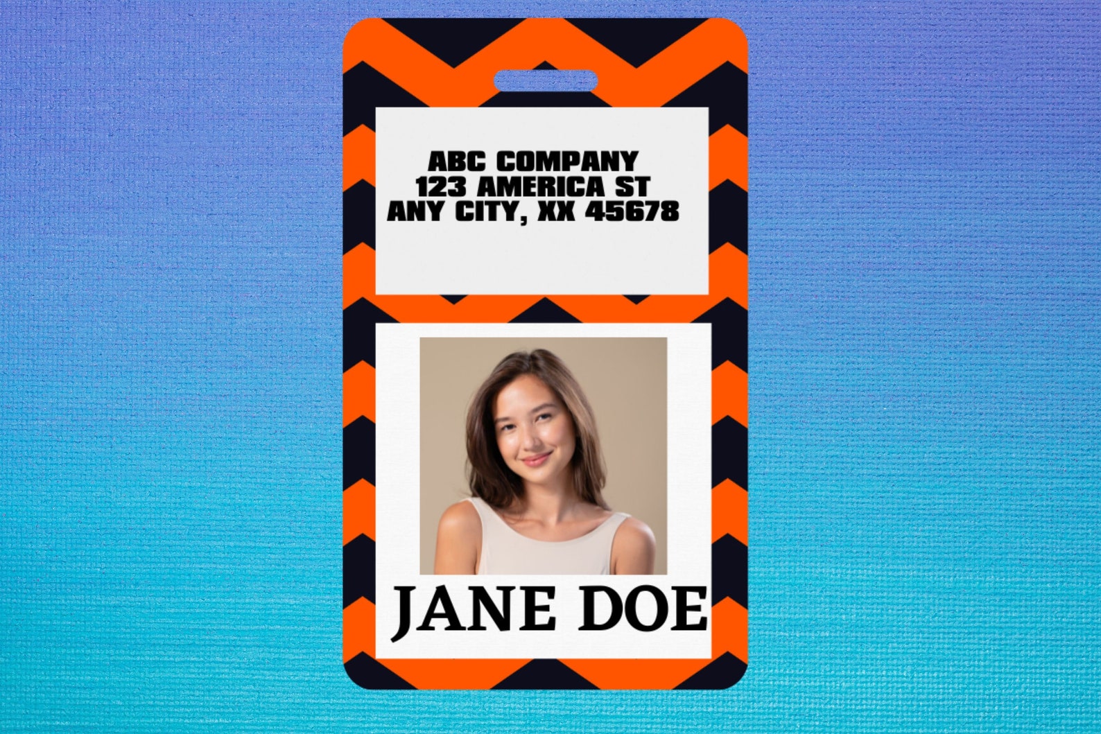 Canva ID Badge Frame Template, Drag and Drop, Editable, Digital Design ...