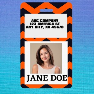 Canva ID Badge Frame Template, Drag and Drop, Editable, Digital Design ...