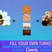 Turkey Canva Drag and Drop Frames, Thanksgiving, Fall, Editable BUNDLE ...