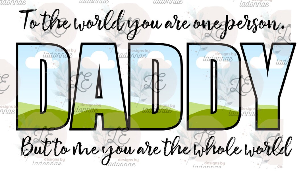 Father's Day Canva Template Frame Drag and Drop EDITABLE D A D D Y - Etsy