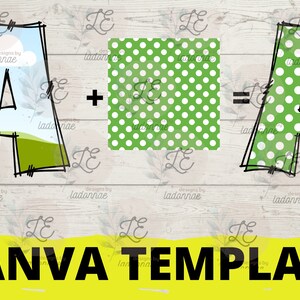 Fill Your Own Doodle Letters Canva Template INCLUDING Numbers ...