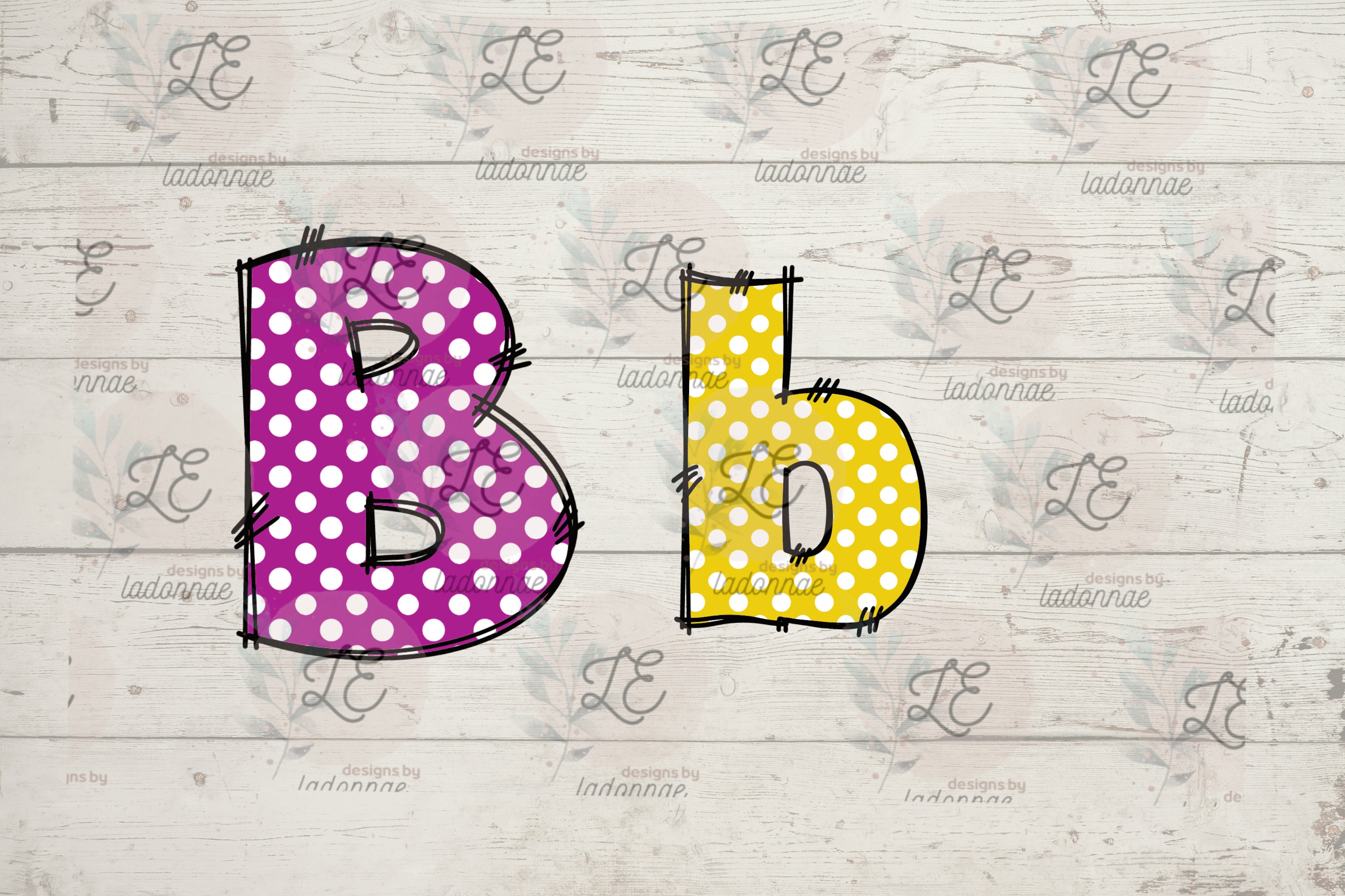 Fill Your Own Doodle Letters Canva Template INCLUDING Numbers Editable ...