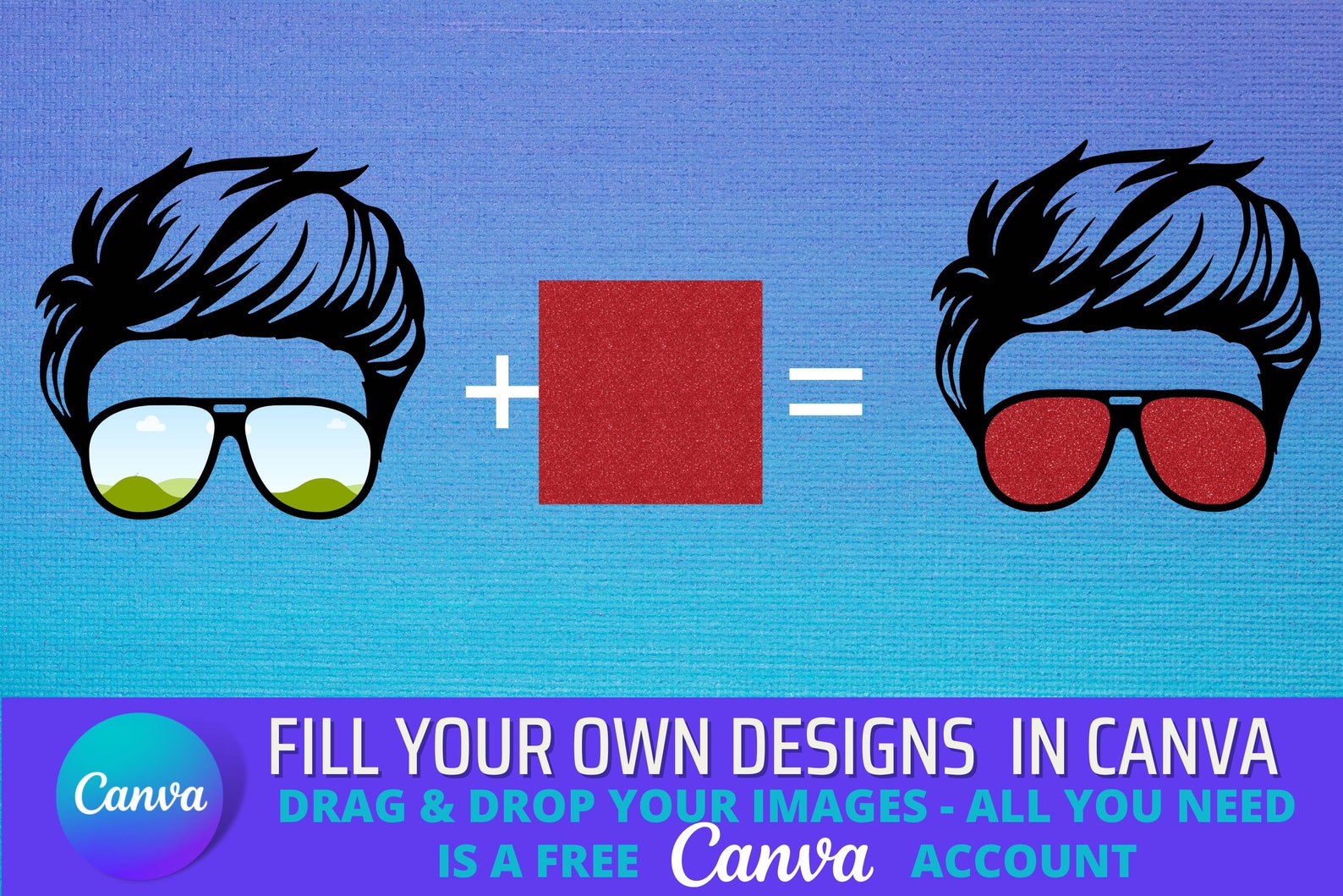 CANVA Family Life Frames, Drag and Drop, Canva Template, Messy Bun, Kid ...