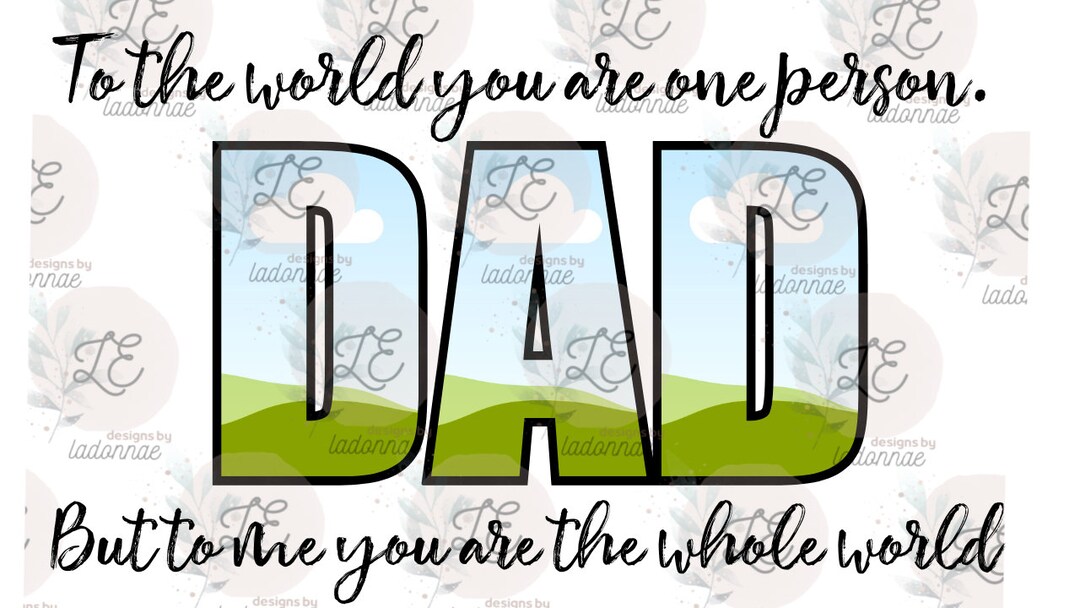 Father's Day Canva Template Frame Drag and Drop EDITABLE D A D - Etsy