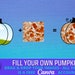 3 Pumpkin Canva Template Fall Halloween Pumpkins Editable - Etsy