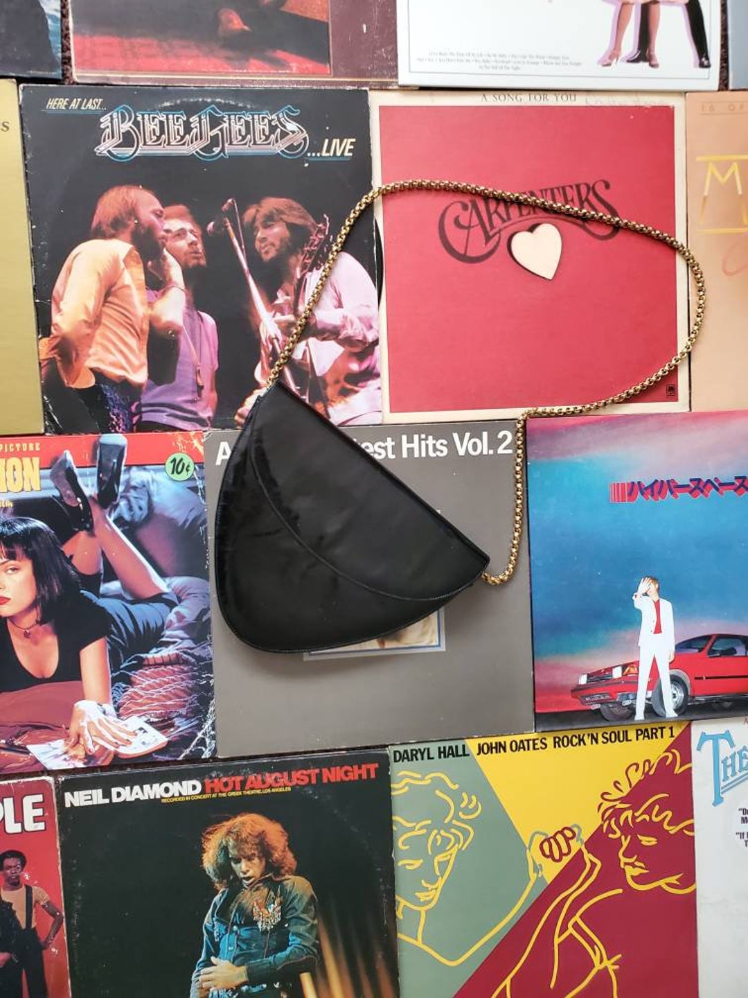 Sleek Vintage Diamond Shaped Purse - Etsy