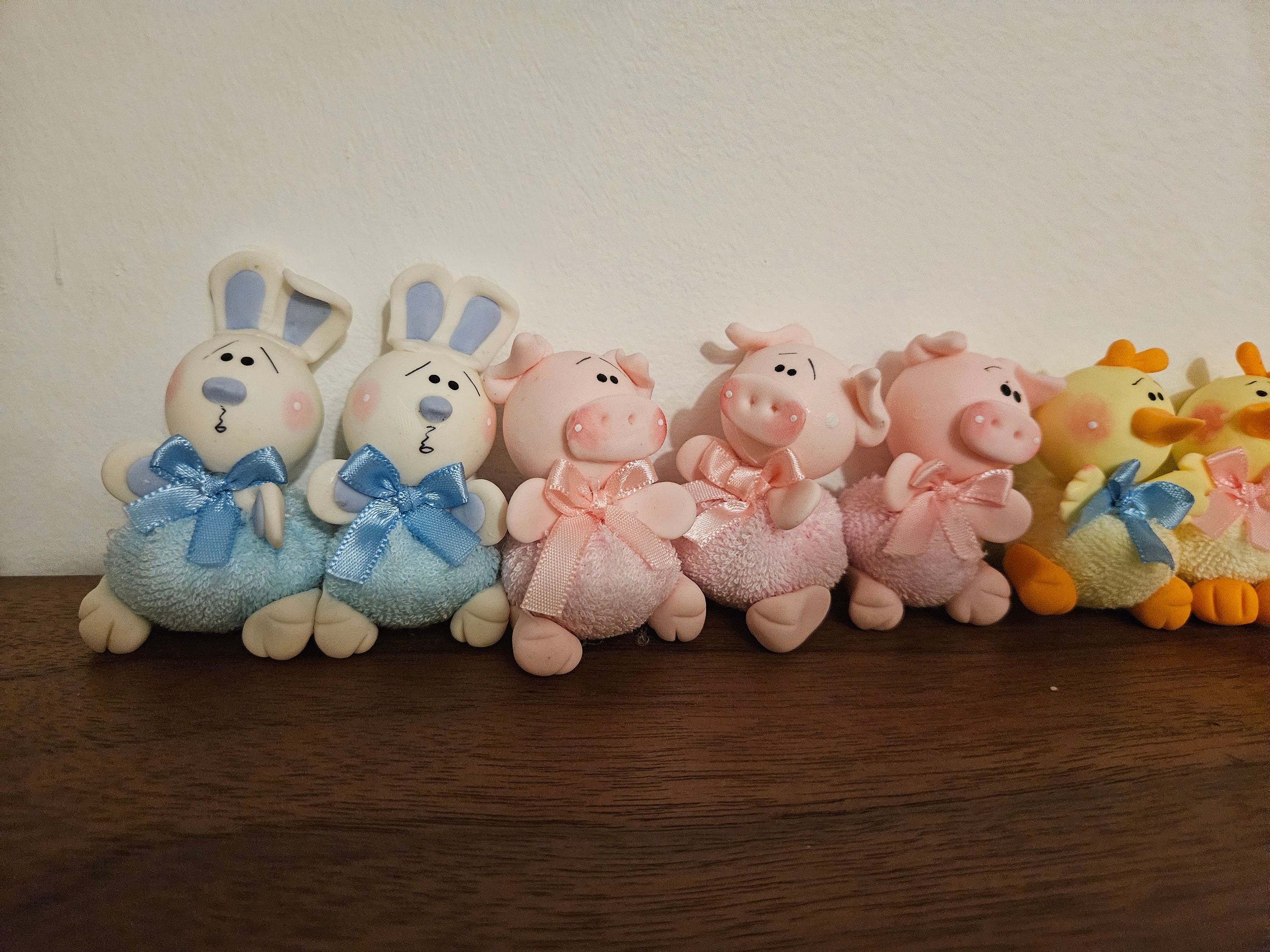 1" Little FARM ANIMALS, Handmade Lightweight Dry Clay - Etsy