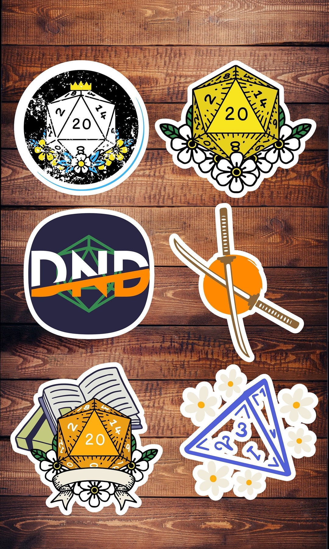 Dnd Sticker Pack Dungeons and Dragons Stickers Adventure - Etsy
