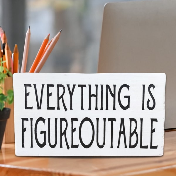 Everything is Figureoutable Wall Art - Etsy