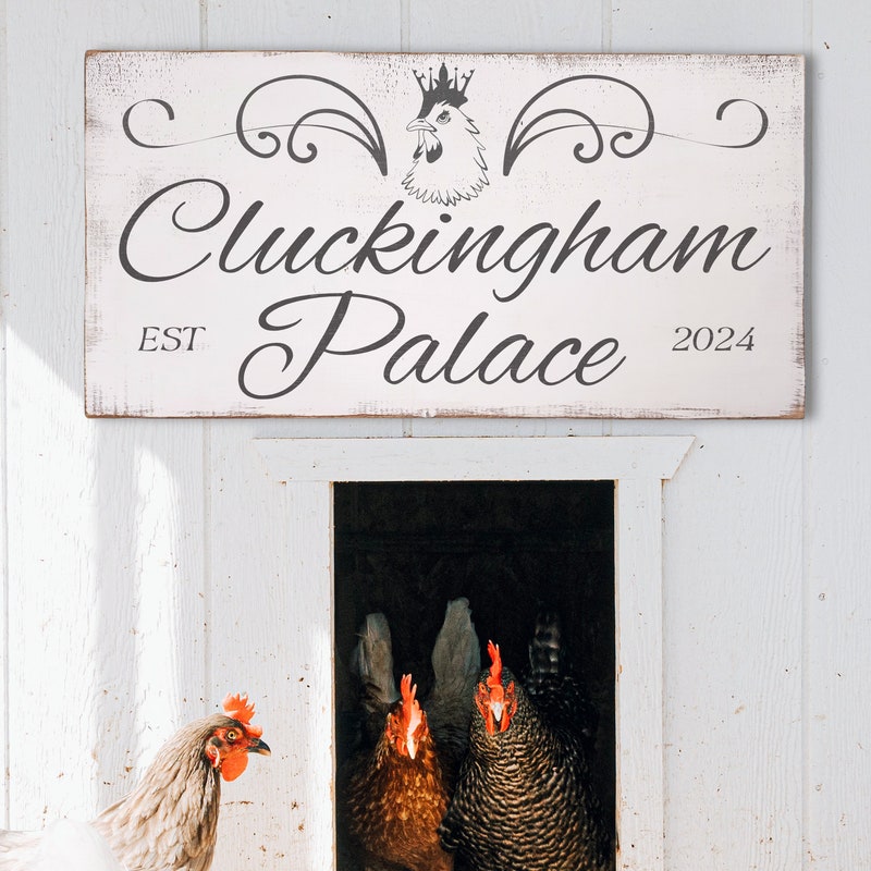 Funny Chicken Sign - Etsy