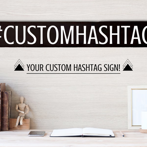 Hashtag Sign - Etsy