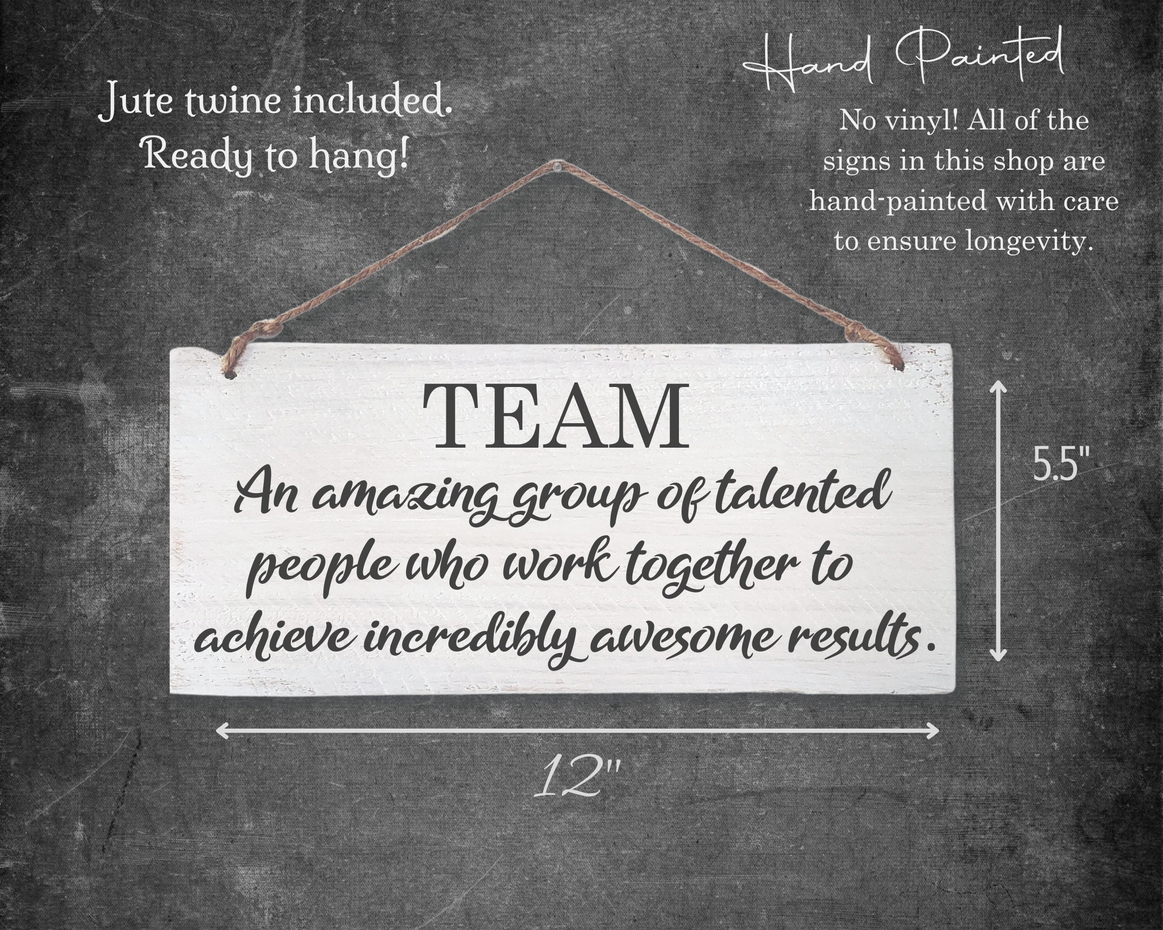 Modern Rustic Style Gift for Your Team! Sustainable. Eco-friendly ...