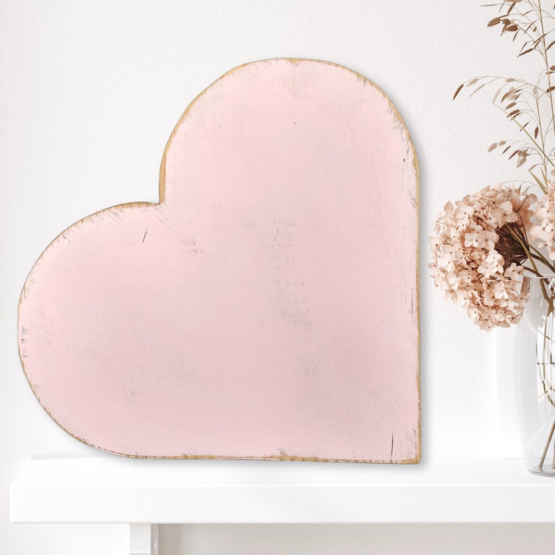 Shabby Chic Hearts - Etsy