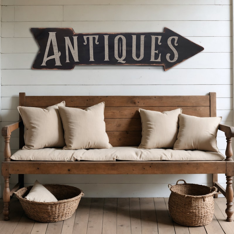 Antique Wooden Sign - Etsy