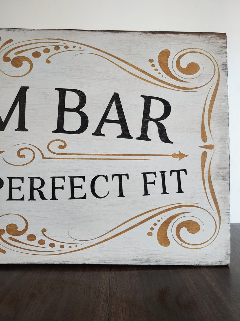 Antique Style Denim Bar Display Sign for Jean Pants and Denim Jackets ...
