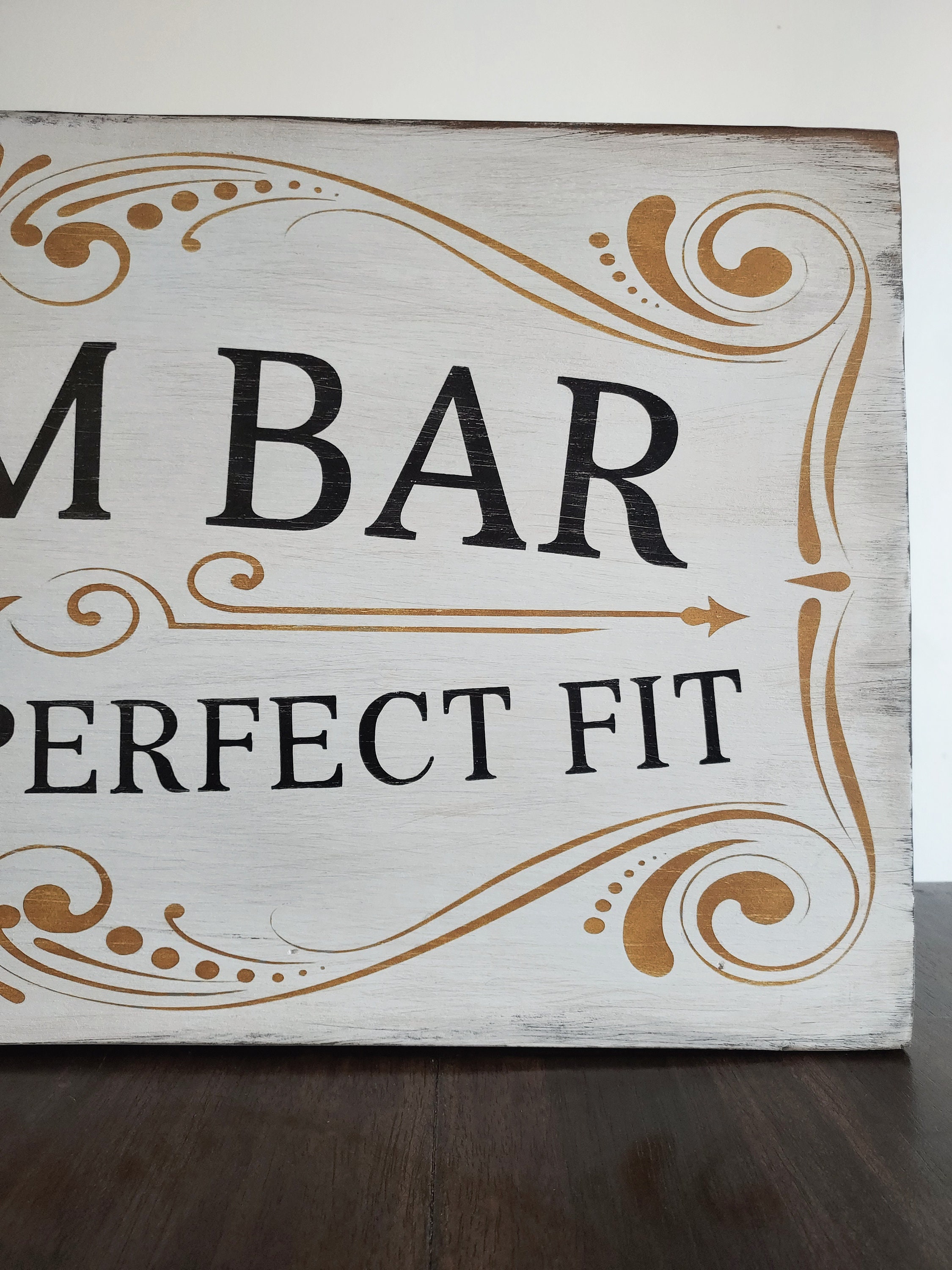 Antique Style Denim Bar Display Sign for Jean Pants and Denim - Etsy