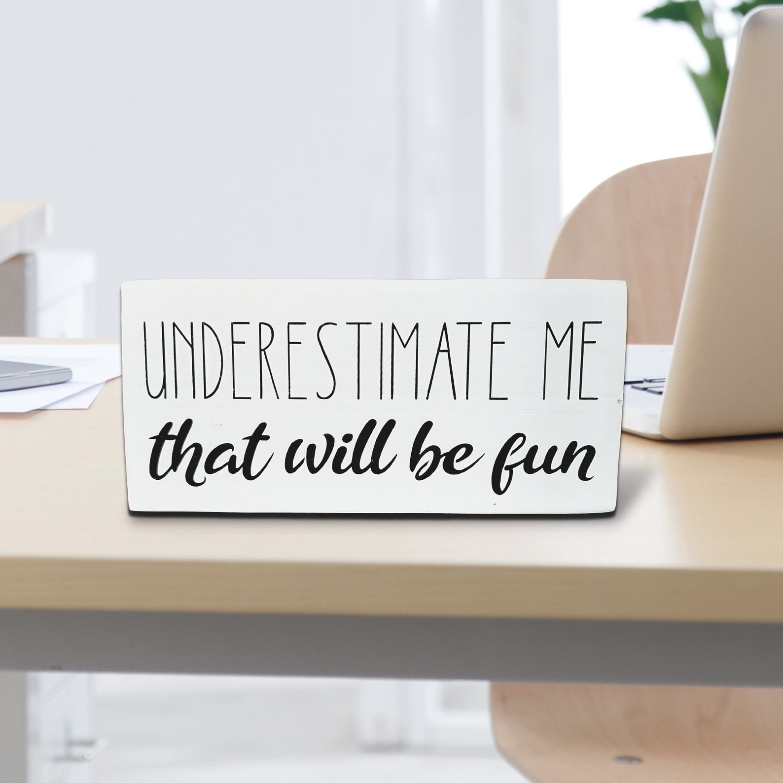Badass Office Sign. Freestanding Desk or Shelf Sitter. | Etsy