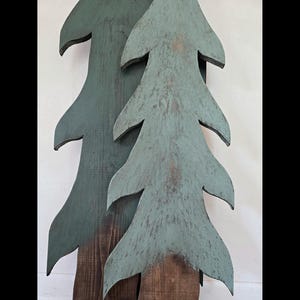 Rustic Wooden Christmas Trees With Vintage Charm! Indoor & Outdoor ...