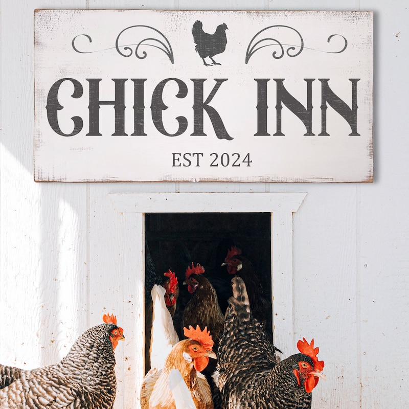 Funny Chicken Sign - Etsy