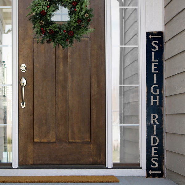 Large Sleigh Rides Sign - Etsy