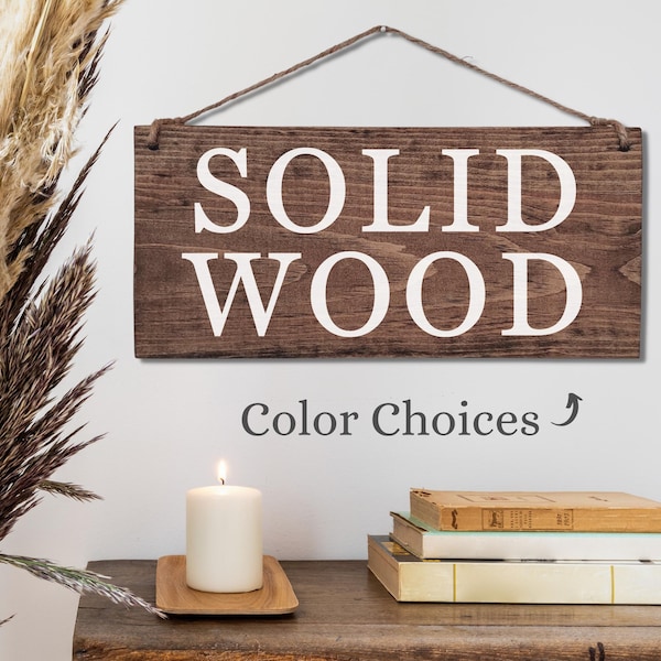 Hanging Wood Sign - Etsy