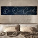Large Be Our Guest Sign. Rustic Guest Room Decor. Distressed Bedroom ...