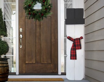 Pallet Snowman Porch Leaner Decor - Etsy