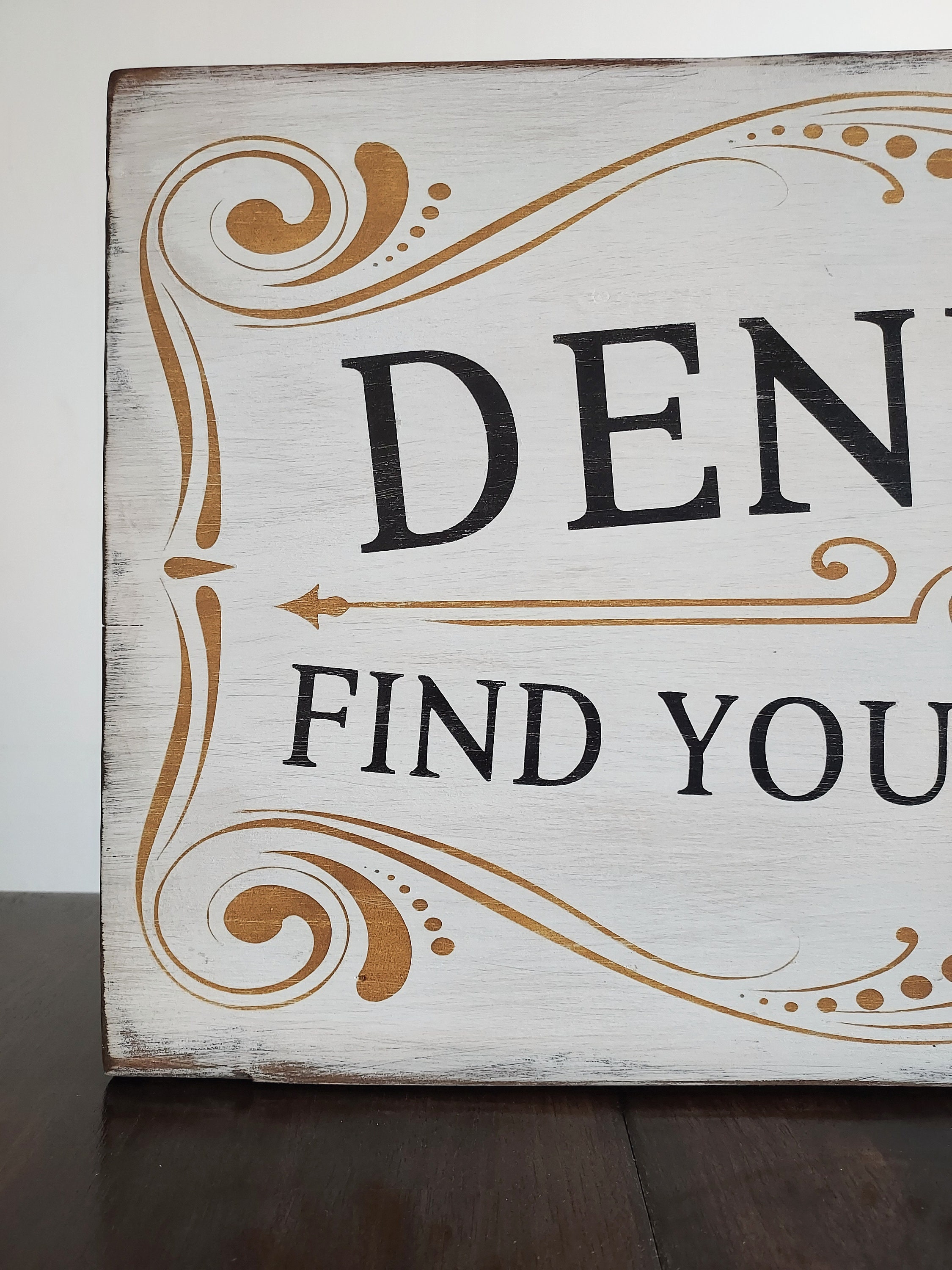 Antique Style Denim Bar Display Sign for Jean Pants and Denim - Etsy