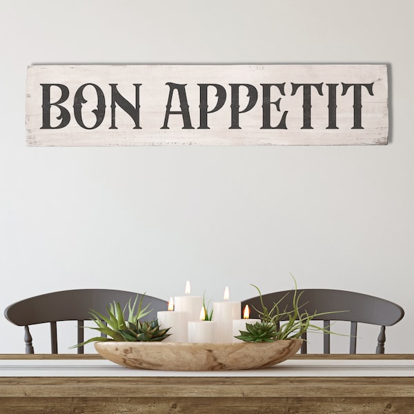 Bon Appetit Sign - Etsy