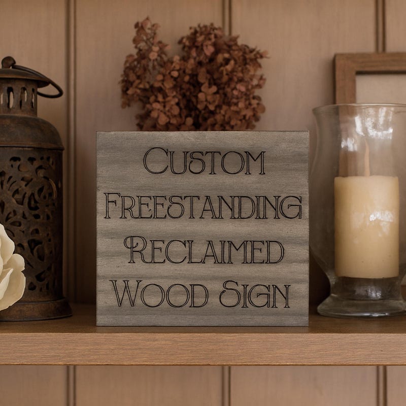 Reclaimed Wood Sign - Etsy