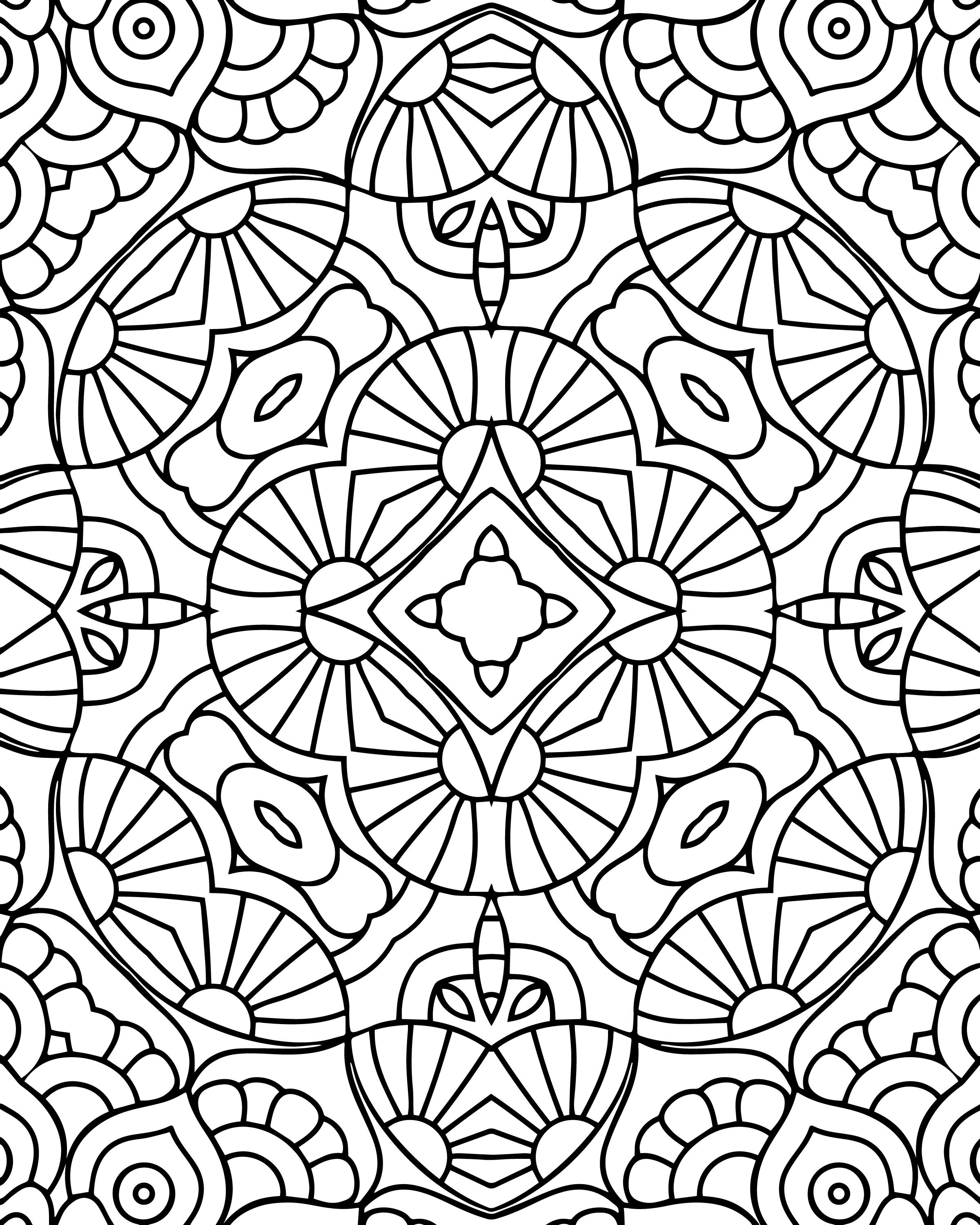 Circle Adult Coloring Books | Etsy