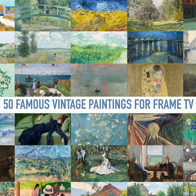 Famous Paintings - Etsy